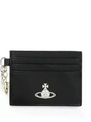 VIVIENNE WESTWOOD Orb-plaque Charm Card Holder - Black