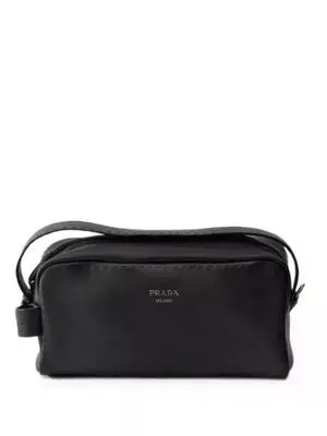 Prada Nappa Leather Shoulder Bag - Black