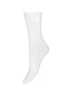 Wolford Ribbed Knit Socks - White