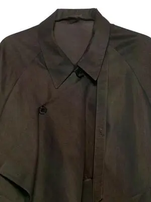 POST ARCHIVE FACTION Asymmetric Draped Coat