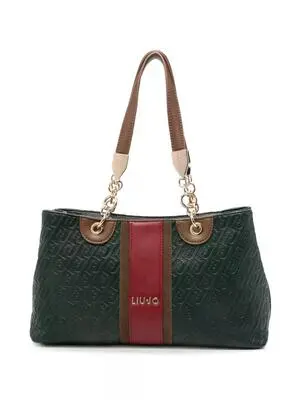 Liu Jo Monogram-embossed Panelled Tote Bag