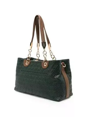 Liu Jo Monogram-embossed Panelled Tote Bag