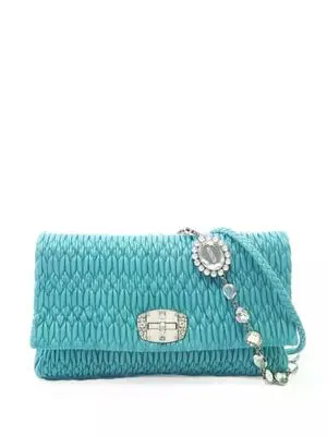 Miu Miu Matelassé Leather Shoulder Bag
