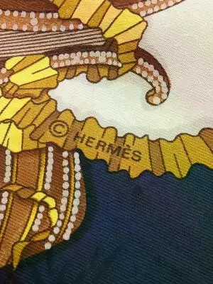 Hermès 2010s Les Fêtes Du Roi Soleil Scarf