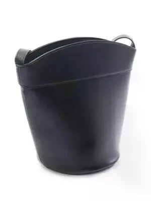 Celine Leather Horsebit Bucket Bag