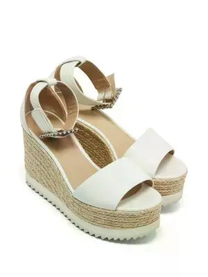 LE SILLA Crystal-embellished Espadrilles