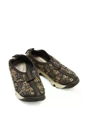 Dior Fusion Crystal Embellished Floral Sneakers