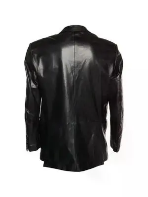 Ralph Lauren Button-up Leather Jacket