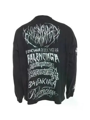 Balenciaga Printed Crew-neck Sweatshirt