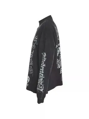 Balenciaga Printed Crew-neck Sweatshirt