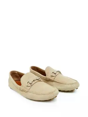 Gucci Suede Horsebit Loafers