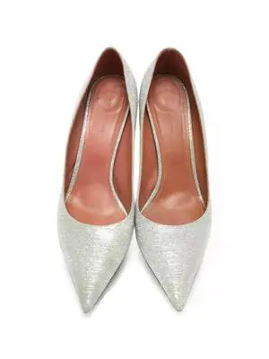 Amina Muaddi Ami Flared Stiletto Pumps