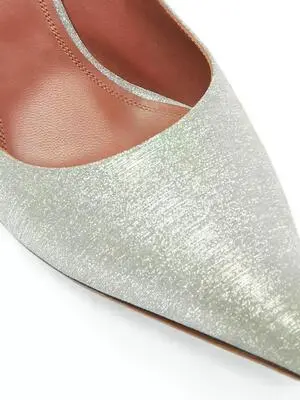 Amina Muaddi Ami Flared Stiletto Pumps