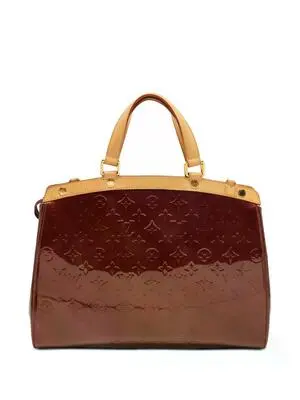 LOUIS VUITTON 2010 Gm Brea Monogram Vernis Tote Bag