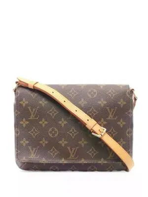 LOUIS VUITTON Musette Tango Monogram Shoulder Bag - Brown