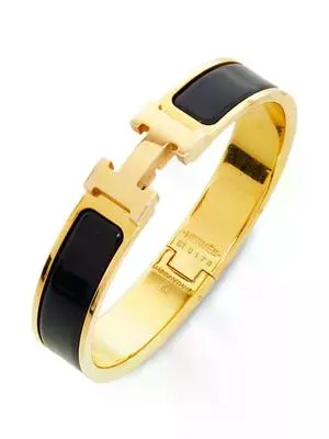 Hermès Clic Clac H Enamel Bracelet