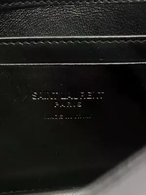 Saint Laurent 2010s Logo-detail Leather Shoulder Bag