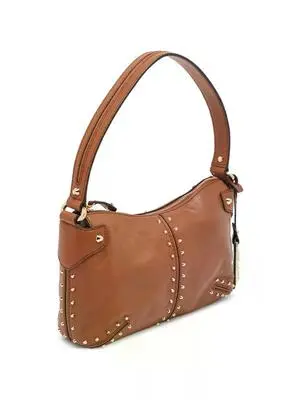 Michael Kors 2004 Astor Studded Shoulder Bag - Brown