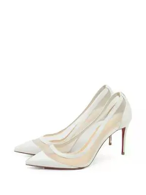 CHRISTIAN LOUBOUTIN Galativi Mesh-panelled Heeled Pumps