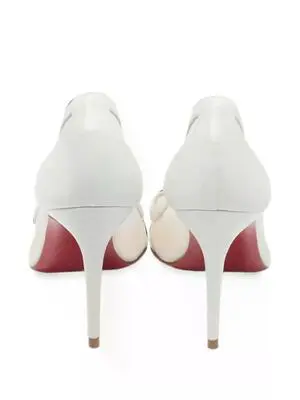 CHRISTIAN LOUBOUTIN Galativi Mesh-panelled Heeled Pumps