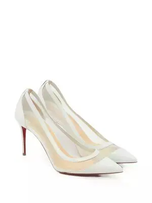 CHRISTIAN LOUBOUTIN Galativi Mesh-panelled Heeled Pumps