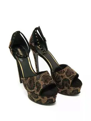 Roberto Cavalli Studded Platform Sandals