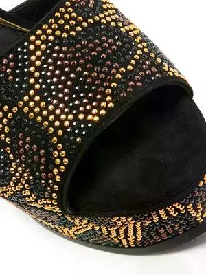Roberto Cavalli Studded Platform Sandals