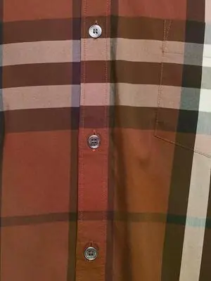 Burberry Check-print Short-sleeve Shirt