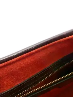 LOUIS VUITTON 2009 Damier Ebène Manosque Pm Tote Bag
