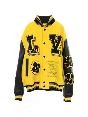 LOUIS VUITTON 2010s Amen Break Varsity Bomber Jacket
