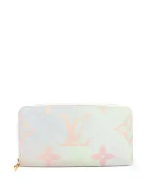 LOUIS VUITTON Monogram Spring In The City Sunrise Pastel Zippy Wallet Neutrals