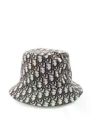 Dior 2010s Teddy-d Oblique Bucket Hat