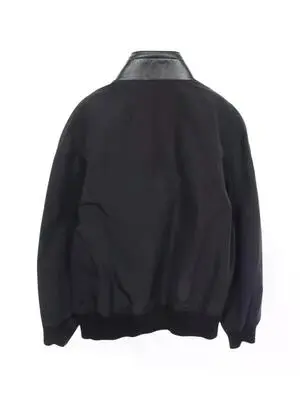 LOUIS VUITTON Leather-trim Bomber Jacket