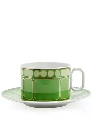 ROSENTHAL Signum Fern Cup And Saucer - Green