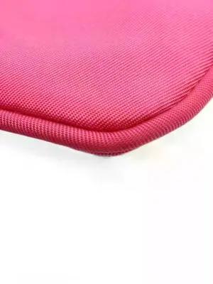 Prada Tessuto Logo Plate Pouch