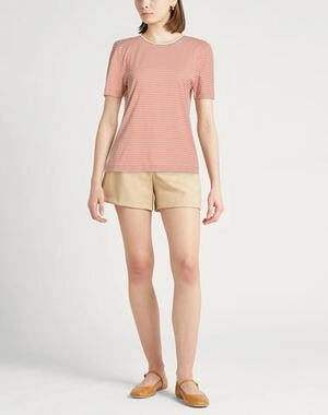 Brunello Cucinelli Striped Cotton Jersey T-shirt - Tan