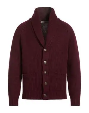 Brunello Cucinelli Cardigan Burgundy Size Cashmere