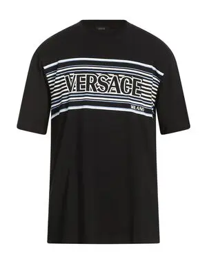 Versace T-shirt Size Cotton - Black