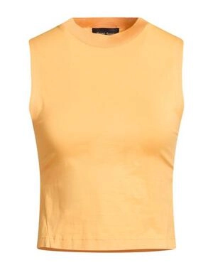 Herno Woman Tank Top Light Green Size 6 Cotton, Elastane Mandarin