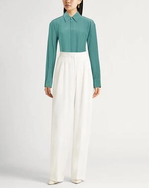 TOD'S Shirt Emerald Size Silk