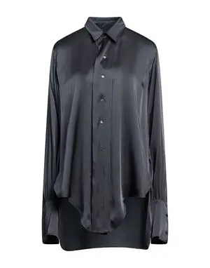 MAISON MARGIELA Acetate & Viscose Satin Shirt - Grey