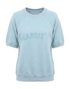 MAISON MARGIELA Short Sleeve Sweatshirt - Blue