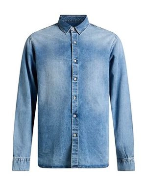 FAMILY FIRST Denim Shirt Size Cotton - Blue