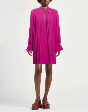 MANILA GRACE Acetate Silk Mini Dress
