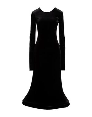Emporio Armani Maxi Dress Size Polyester, Elastane