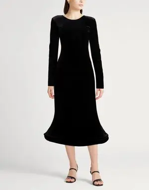 Emporio Armani Maxi Dress Size Polyester, Elastane