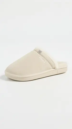 BRUNCH Essential Suede Shearling Slip-on Slipper