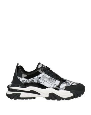Versace Sneakers Size Leather, Textile Fibers - White
