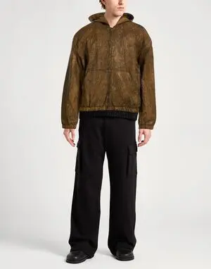 Guess Jacket Tan Size Cotton, Polyester, Elastane, Elastomultiester