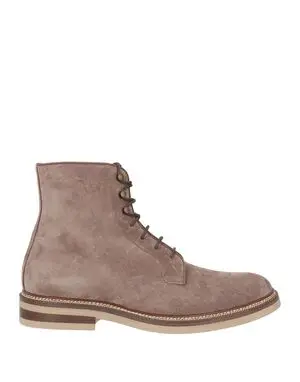Brunello Cucinelli Ankle Boots Taupe Size Leather